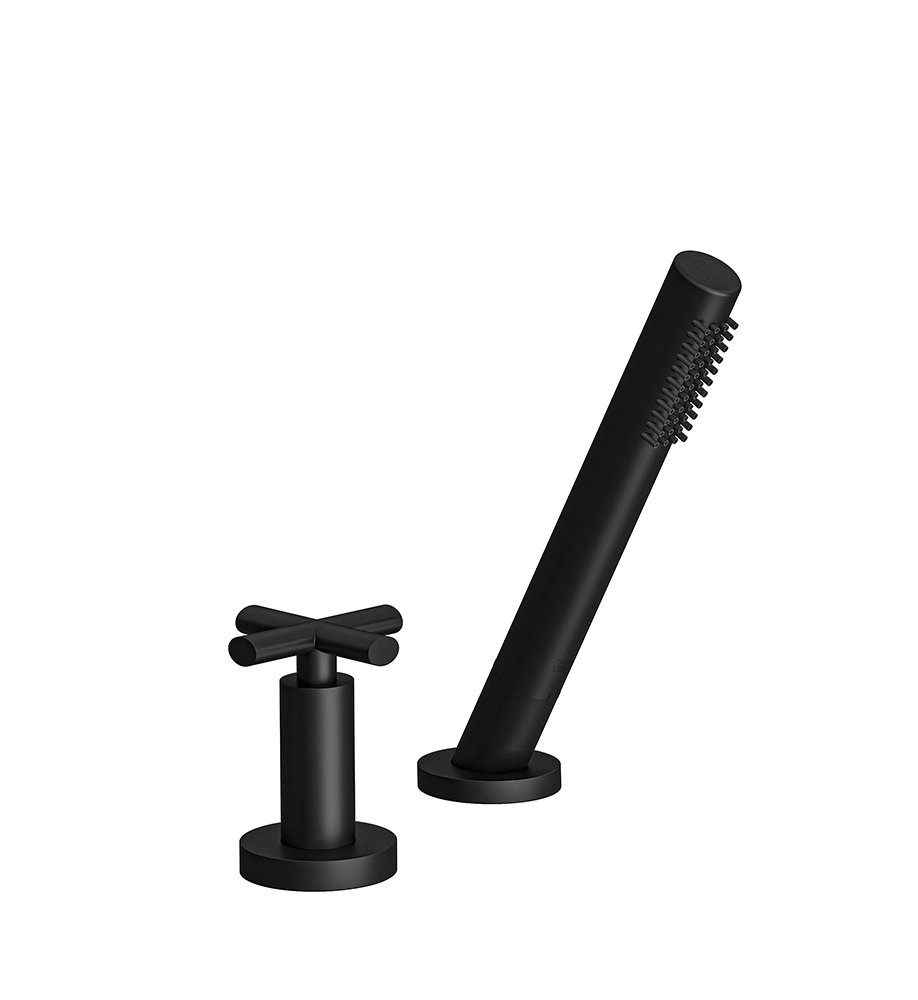 Nerea Deck-mount Roman Diverter and Handshower Set – Forte Brands