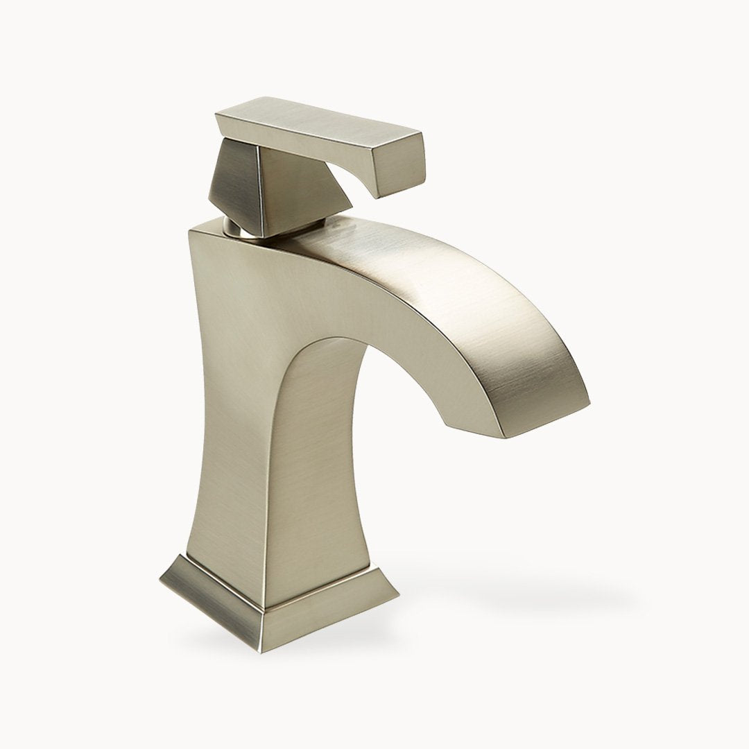 Leyden Single Hole Bathroom Faucet with Metal Lever Handle – Forte Brands