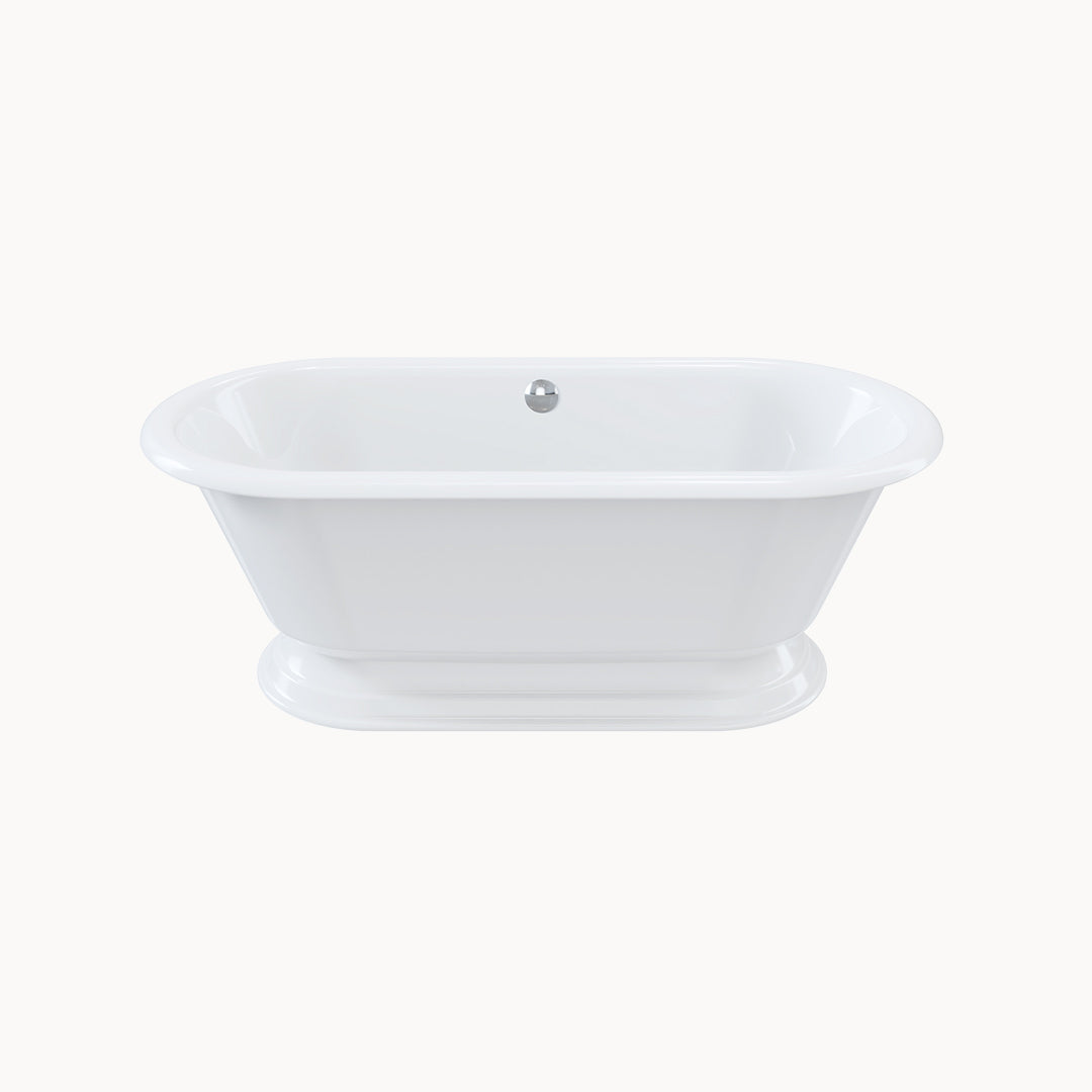 Belgravia 66" Freestanding Pedestal Bathtub – Forte Brands